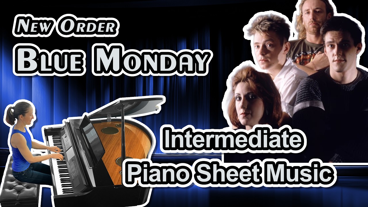 Blue Monday (New Order) Intermediate Piano Sheet Music (Arranged by ...