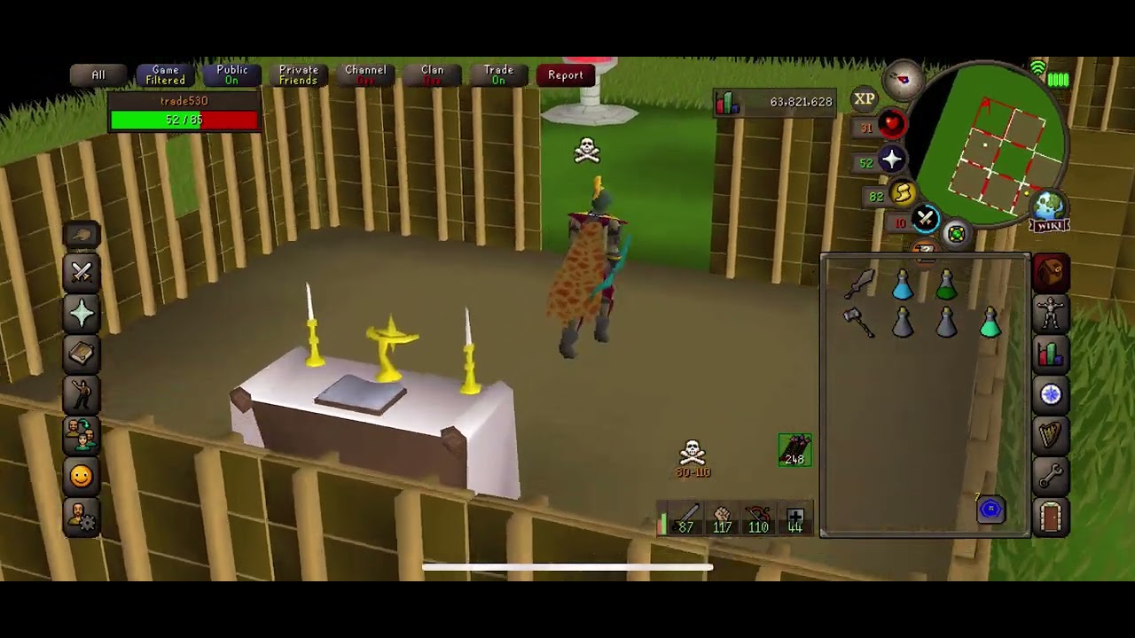 Samurai pure/tank osrs mobile pking - YouTube