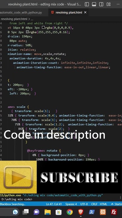 revolving planet HTML CSS - YouTube