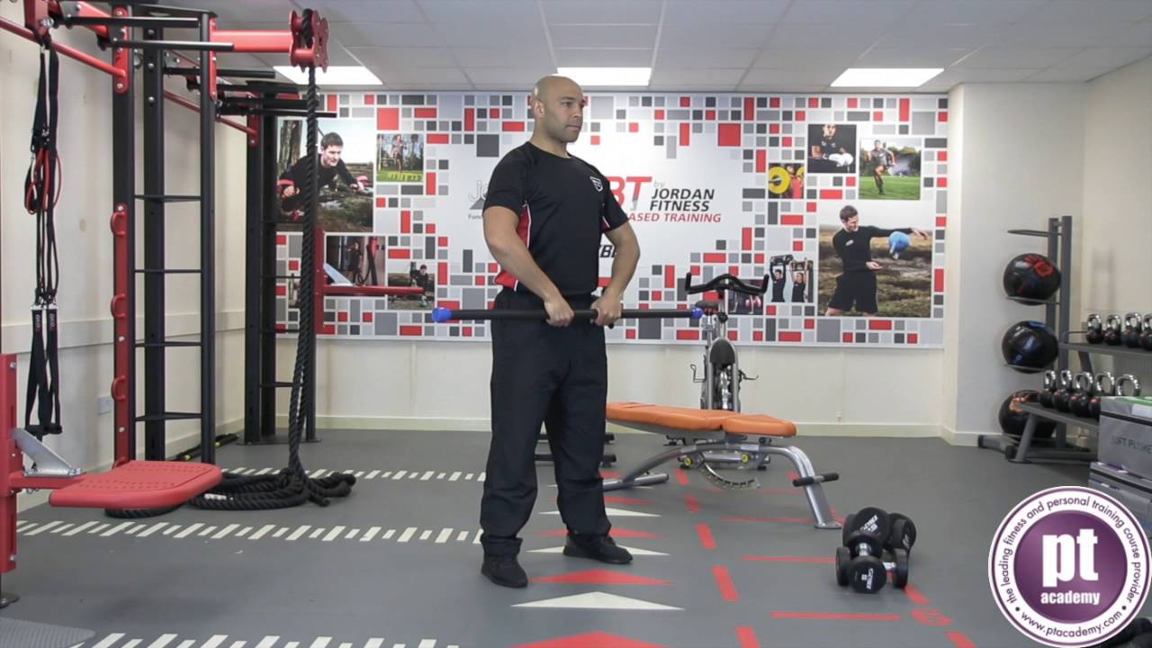 Upright Row - Fitness Instructing: Pt Academy - YouTube