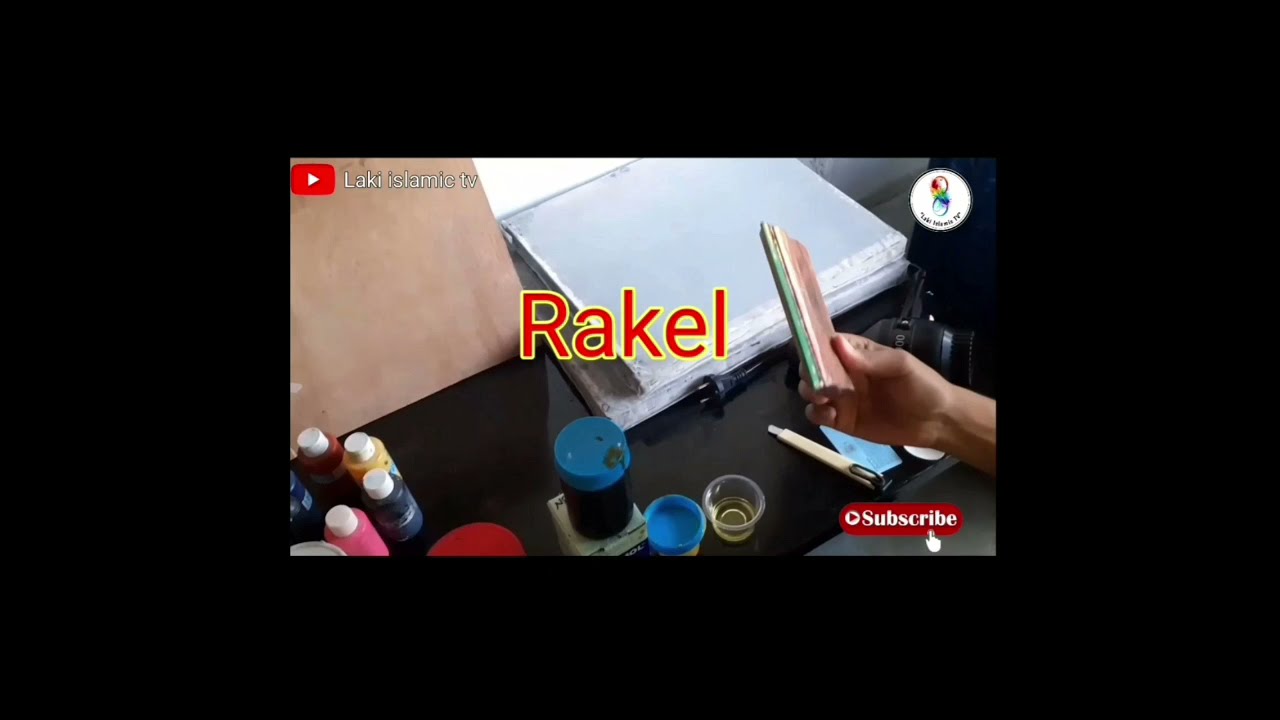 Cara menyablon baju dengan manual, simple dan praktis (part 1) - YouTube