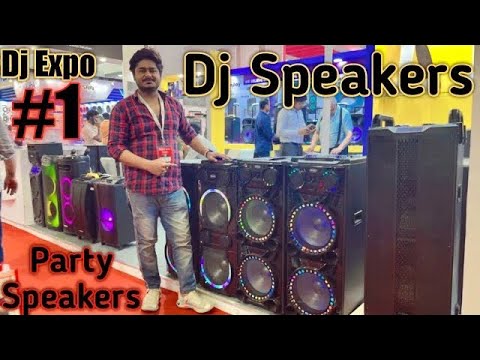 Winjoy Indian 𝕯𝖏 Expo Dj Setup || Party Speakers || Trolly Speakers ...