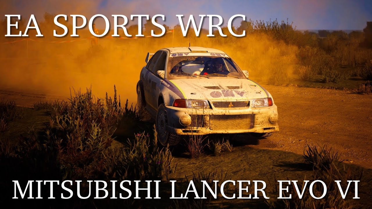 EA sports WRC Mitsubishi Lancer Evolution VI Training ランエボ6 - YouTube