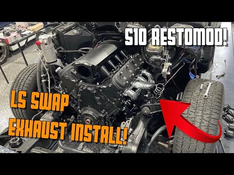 The S10 Gets A Sweet LS Swap Exhaust System! S10 Restomod Ep.25 - YouTube