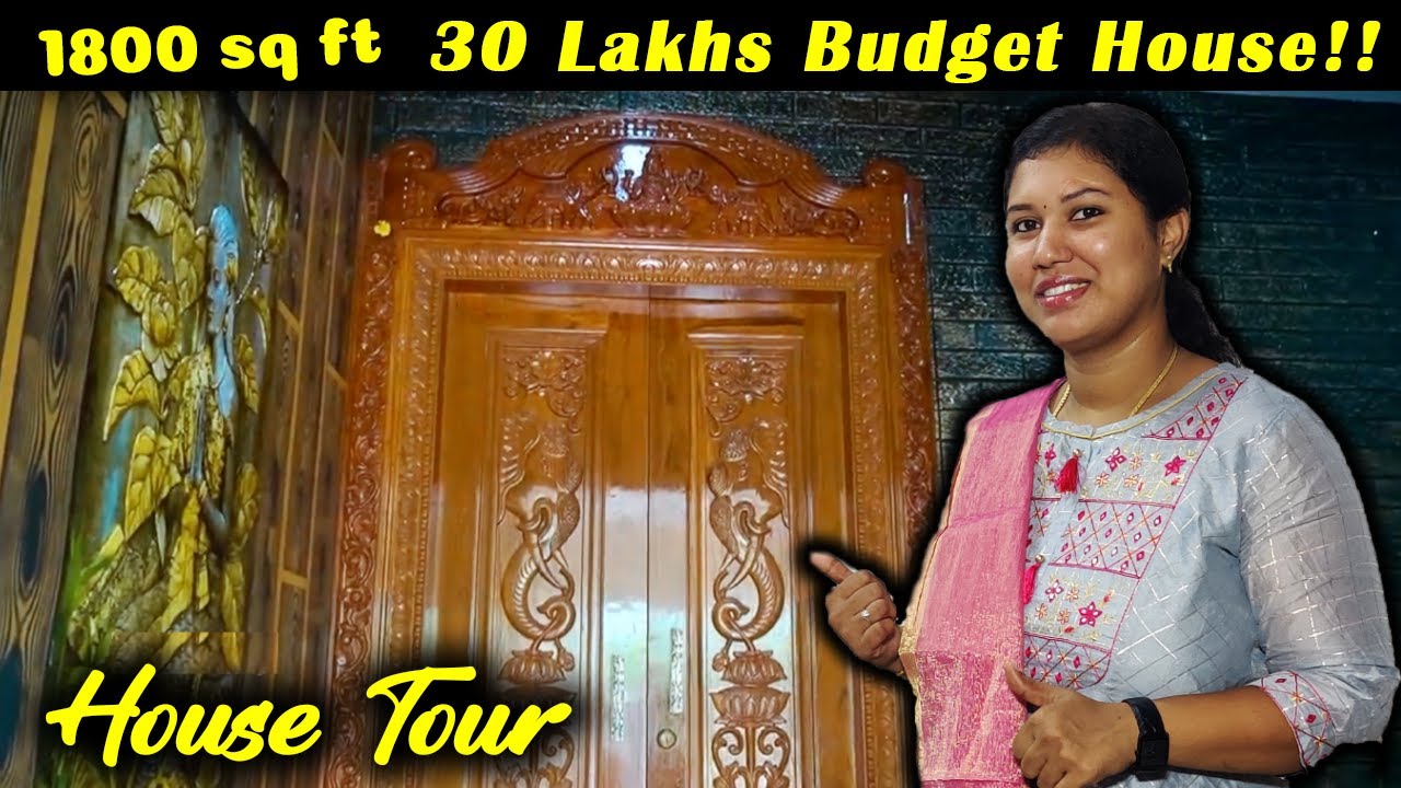 home tour// 30 lakhs budget house with lots of new ideas🤑 1800sq.ft ...