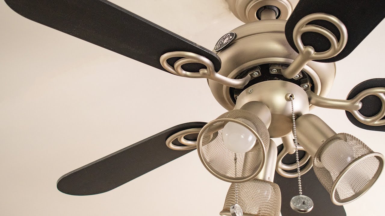 36" Hampton Bay San Marino Ceiling Fan - YouTube