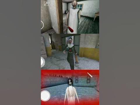 Granny Vs Evil Nun Vs Slendrina | Jumpscare Battle #shorts - YouTube