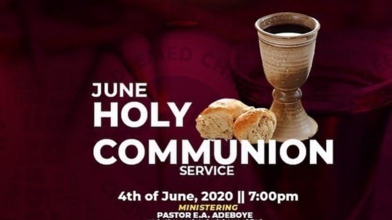 RCCG JUNE 2020 HOLY COMMUNION SERVICE || LET THERE BE LIGHT (6) || 04 ...