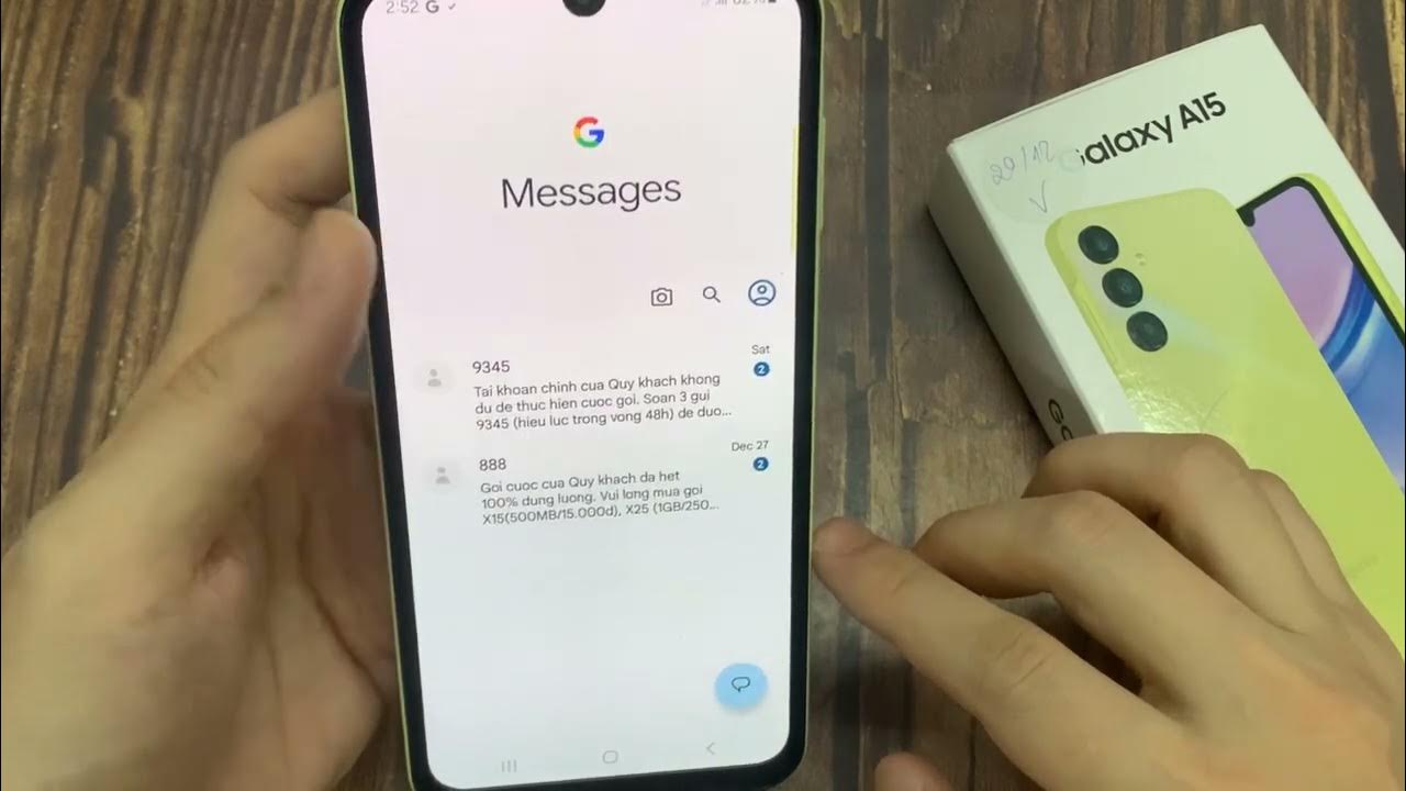 Samsung Galaxy A15: How to Archive/Unarchive Text Messages ...