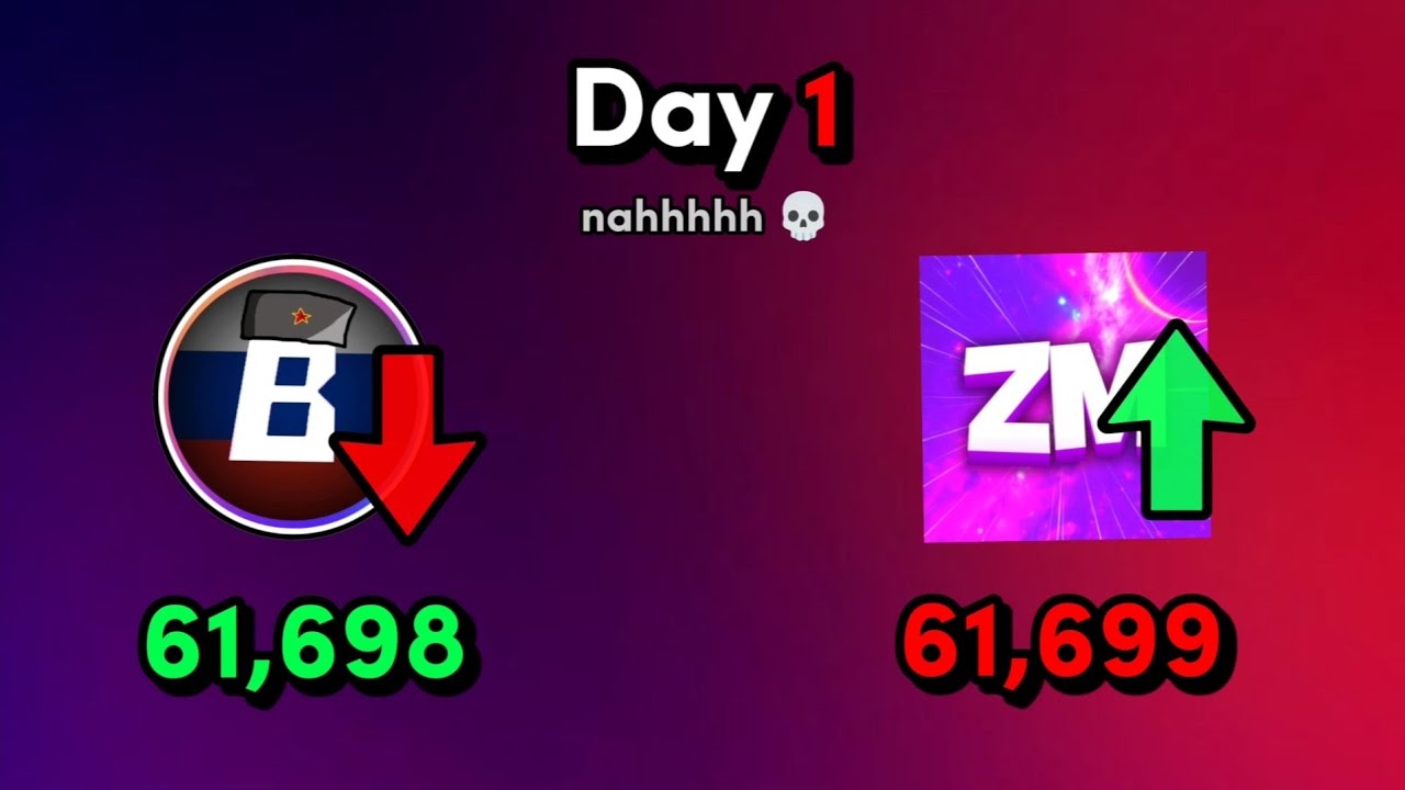 Zm stats passes B-Rus! 🔀 | B-Rus vs. Zm stats: Day 1 - YouTube