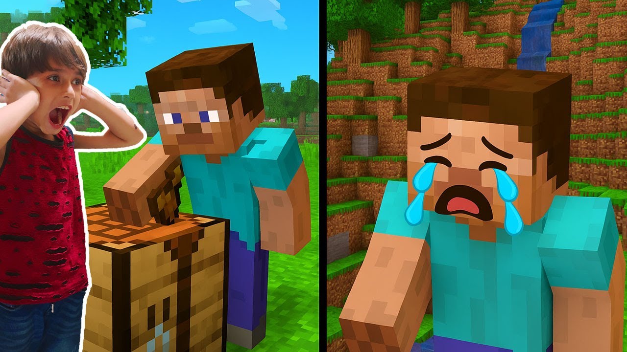 Built a Crafting Table with Hard Work... Then Lost It! 😭 | Minecraft ...