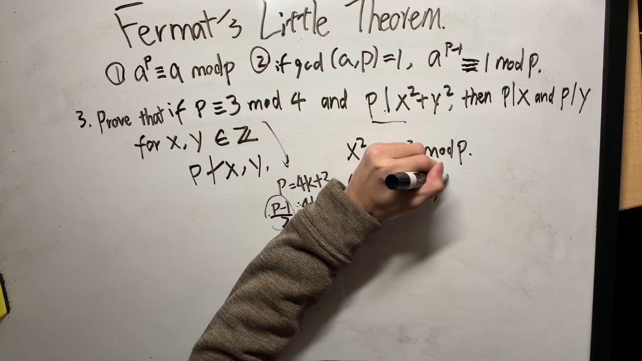 NUMBER THEORY Fermat's Little Theorem - YouTube