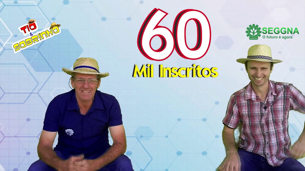 Tio E Sobrinho 60 Mil Inscritos Abraços Aos Fãs Youtube