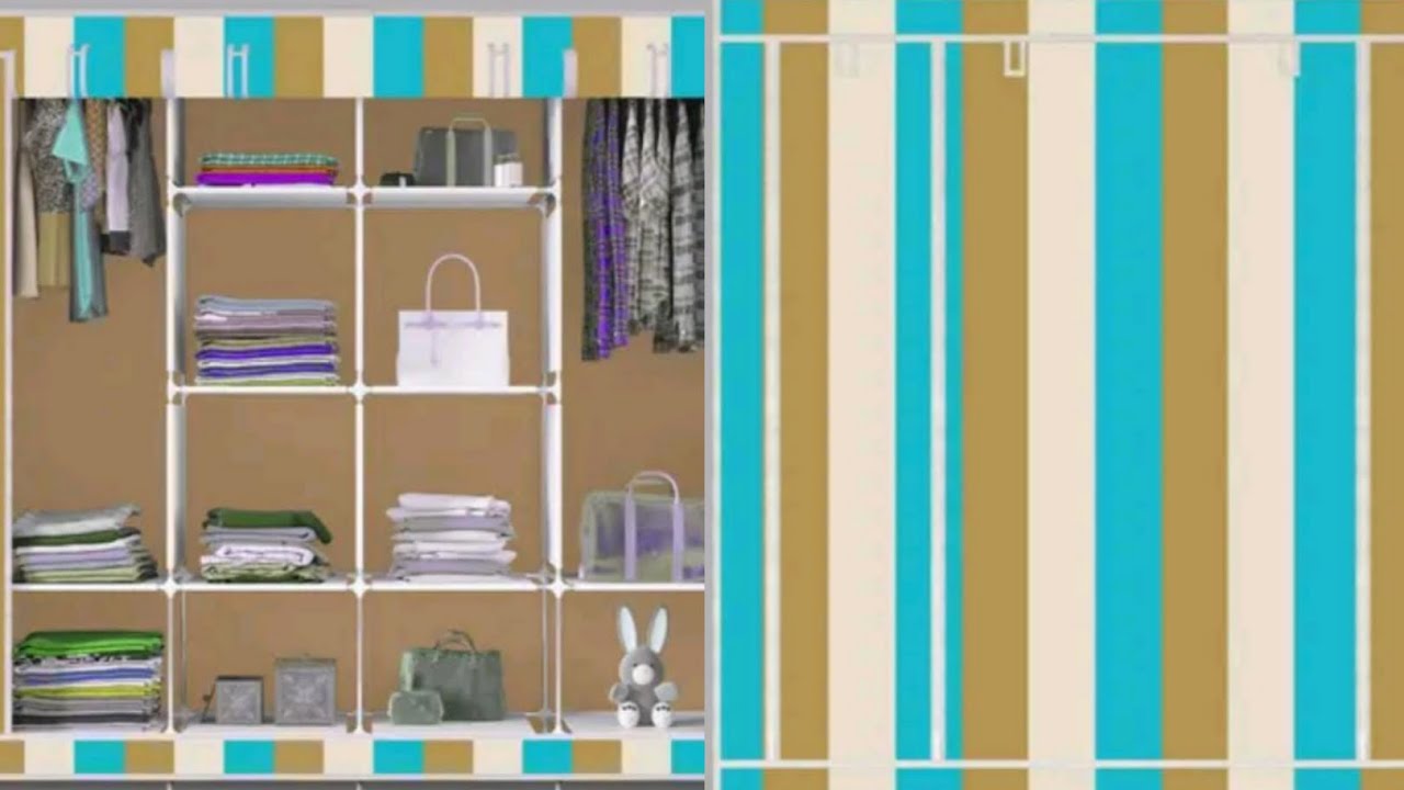 Meesho Foldable Wardrobe | Wardrobe Almari Review | Budget Cloth ...