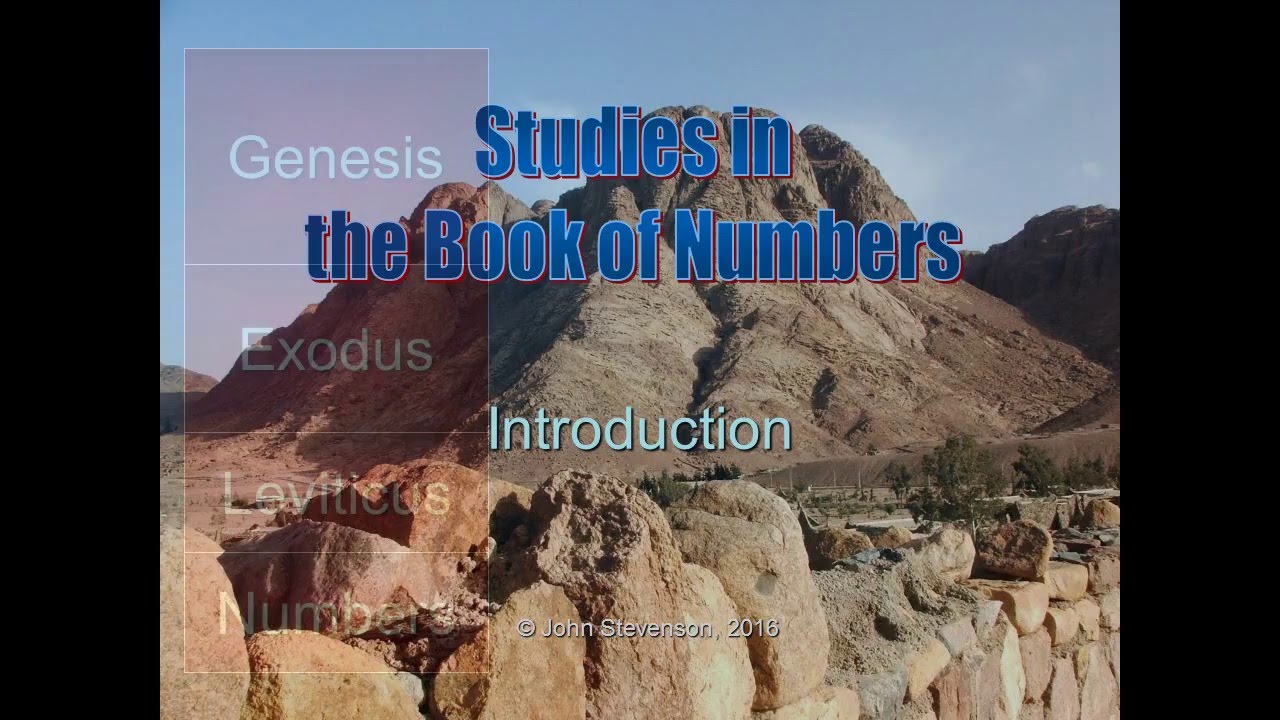 The Book of Numbers: Introduction - YouTube