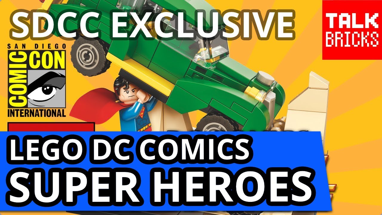 LEGO DC Comics SDCC 2015 Exclusive Revealed! Action Comics #1 Superman ...