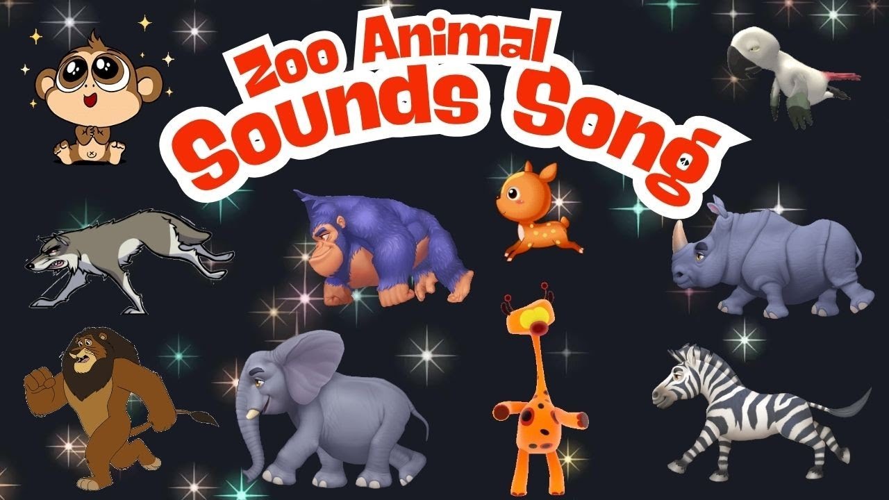 Zoo Animal Sounds Song 131 | Nursery Rhymes Animal Sounds | Kids TV ...