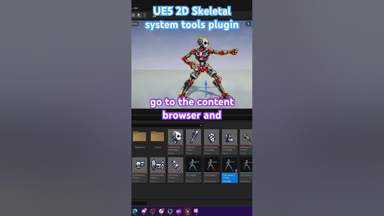 UE5 2D Skeletal System Tools Plugin #unrealengine #gamedevelopment #2d #indiegame #development ...