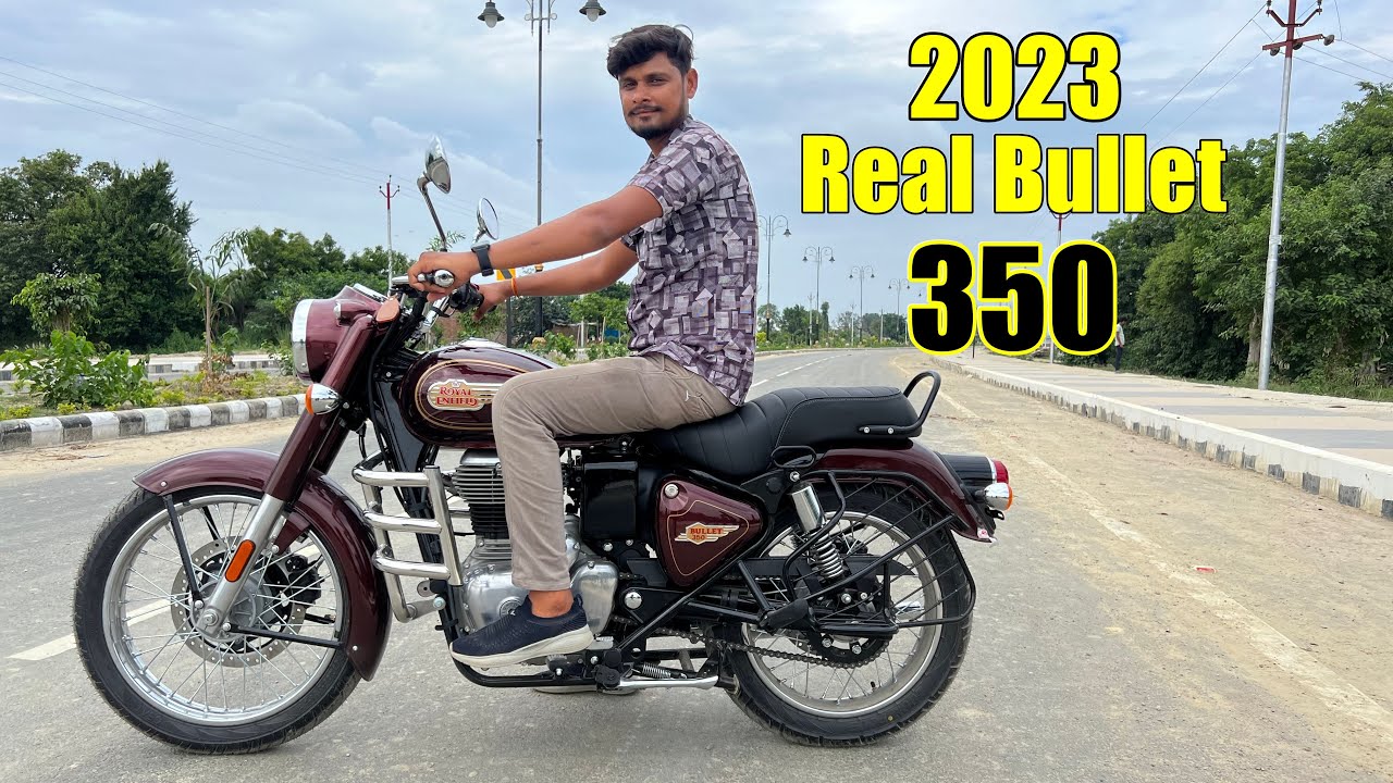 New 2023 RE Bullet 350 STD Full Detail Review - YouTube