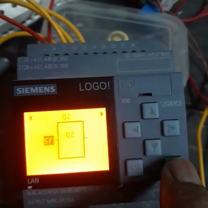 Siemens LOGO_ How to insert on-delay timer in FBD - YouTube