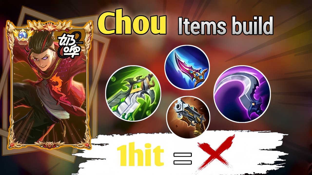 chou items build for 1hit% #mobilelegends #chou #choufreestyle # ...