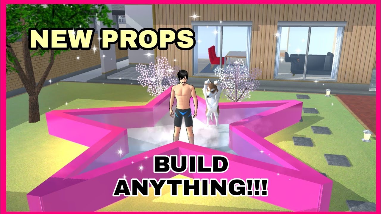 New Tutorial : OUTDOOR STAR SHAPE SWIMMING POOL or HOT TUB in Sakura ...