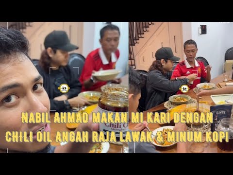 NABIL AHMAD MAKAN MI KARI DENGAN CHILI OIL ANGAH RAJA LAWAK - YouTube