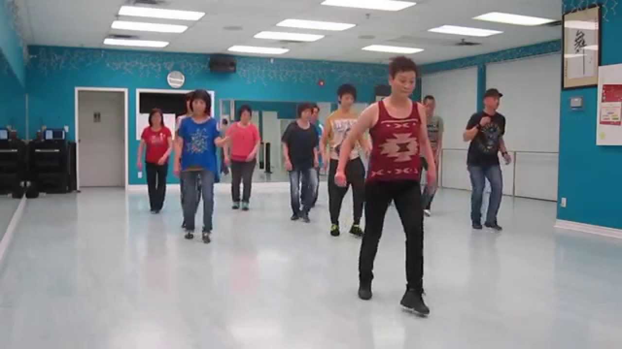 Wiggle - Line Dance - YouTube