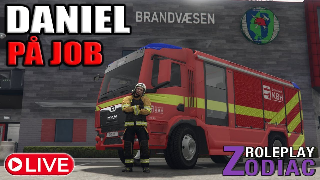 Daniel holder indsatsledervagten! | ZodiacRP| !medlem !SHD !FBBR - YouTube