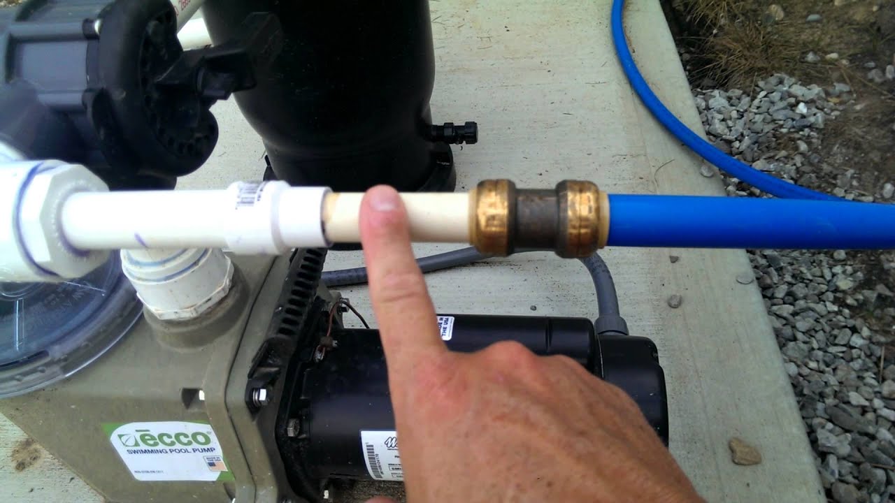Quick guide hookup to my other solar pool heating - YouTube