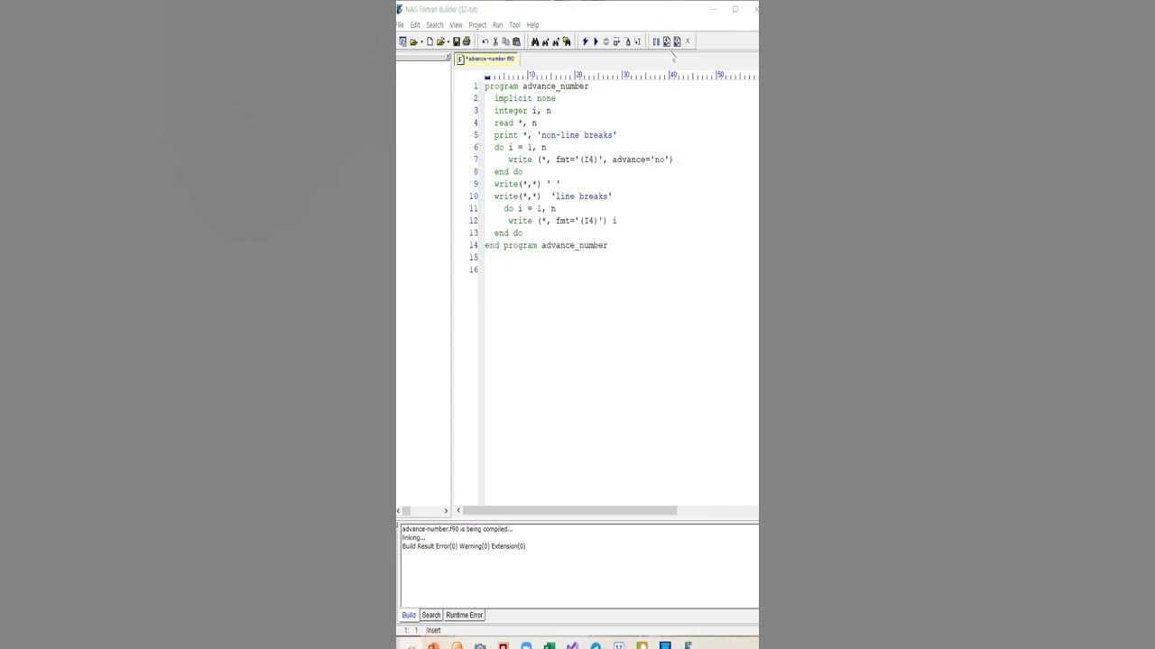 02fortran Tip How To Avoid Line Breaks Youtube
