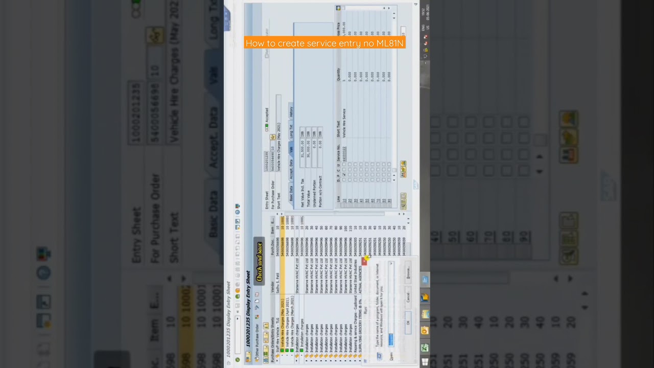 Create Service Entry Sheet No ML81N sapmm shorts YouTube create-service-entry-sheet-no-ml81n-sapmm-shorts-youtube