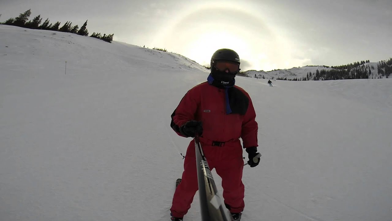 Frank Burnside Skiing Selfie CB Paradise Bowl - YouTube