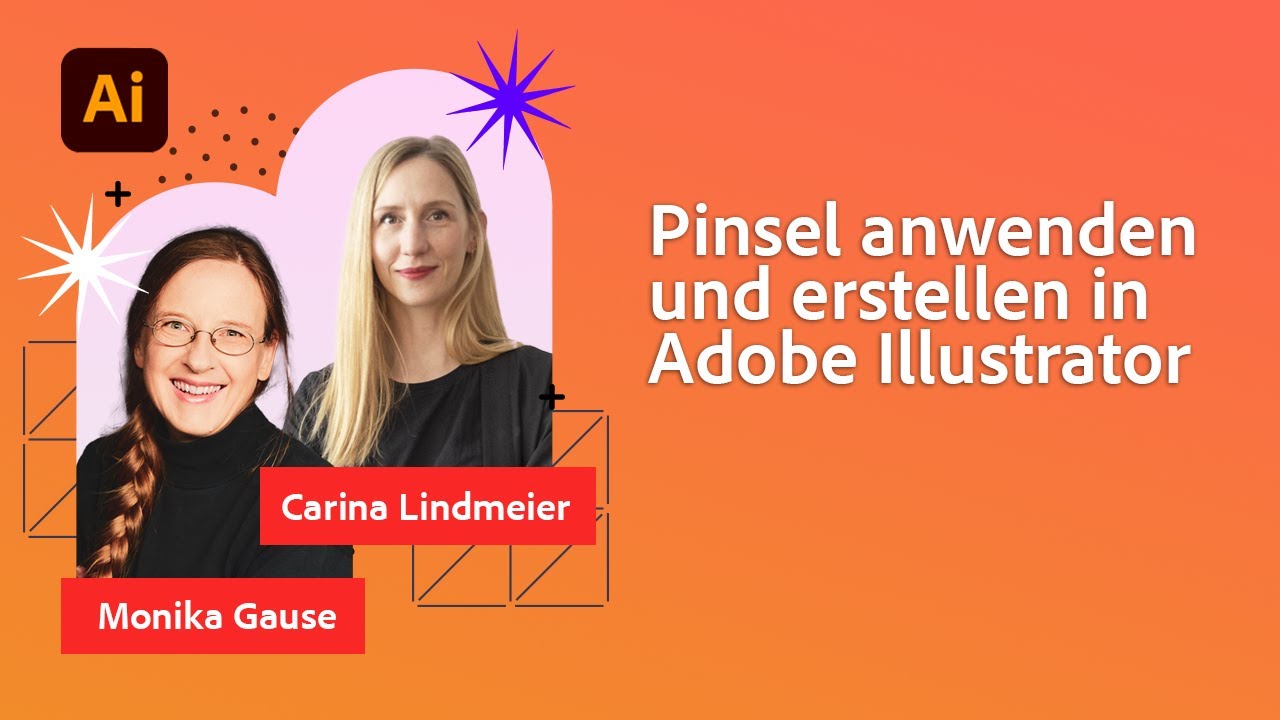 Adobe Illustrator Pinsel Anwenden und Erstellen mit Monika Gause ...