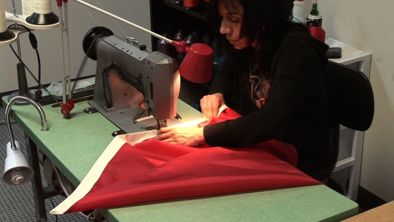 Colonial Flag’s Flag Care Programs-Flag Repair - YouTube