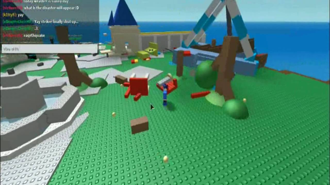 Roblox Natural Disaster Multi Update Survive the Earthquake - YouTube