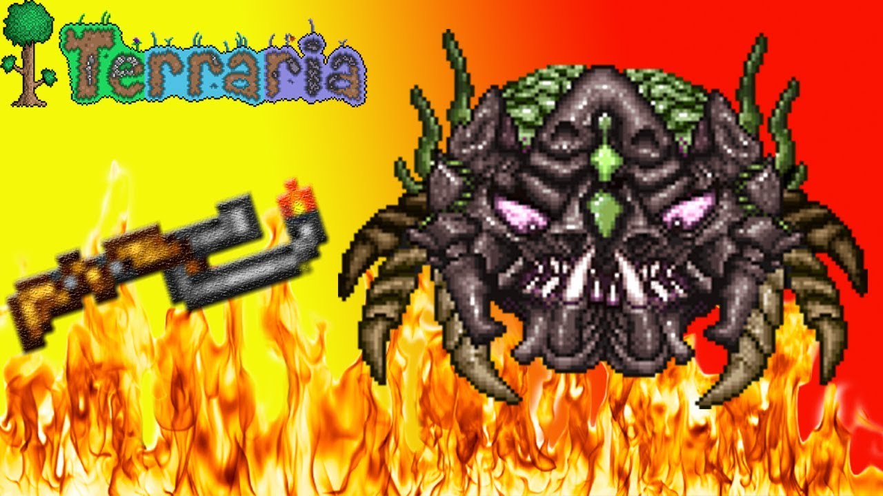 Flamethrower VS Ocram - Terraria Gameplay PS4 - YouTube