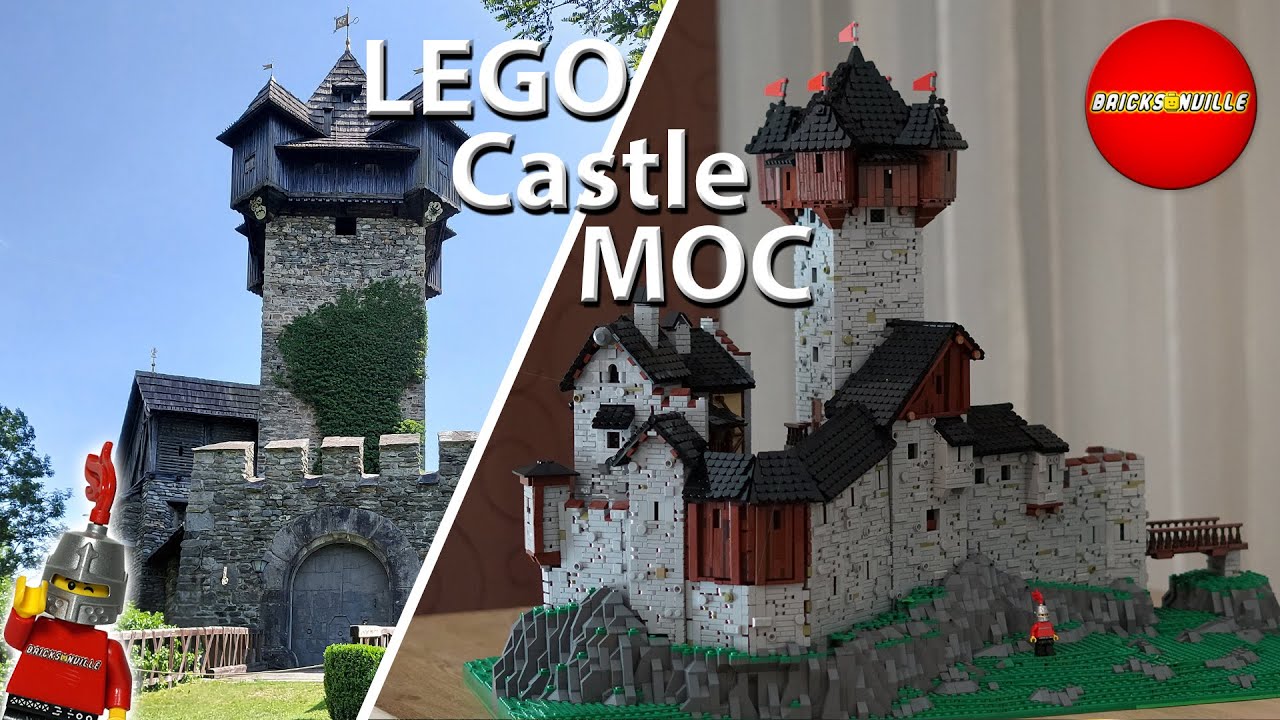 Lego Castle MOC finished with lights / more than 14.000 Pieces - Burg ...