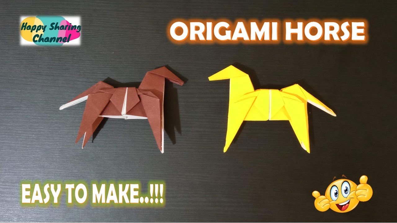 Origami Horse - Easy Origami Instructions - YouTube
