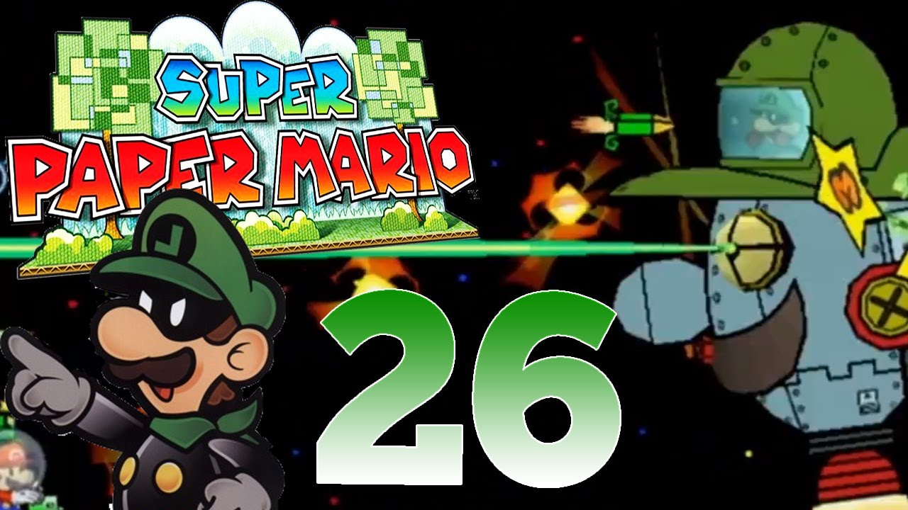 SUPER PAPER MARIO 📰 #26 | Kapitel 4-4: Meister L in Action - YouTube