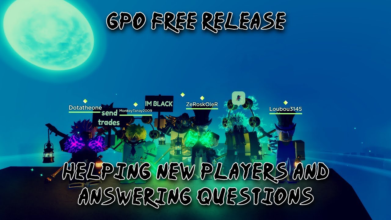 GPO FREE RELEASE | ROBLOX | GPO - YouTube