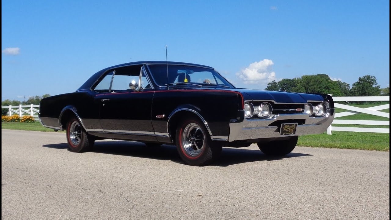 1967 Oldsmobile Olds Cutlass 442 Holiday Coupe in Black & Ride on My ...