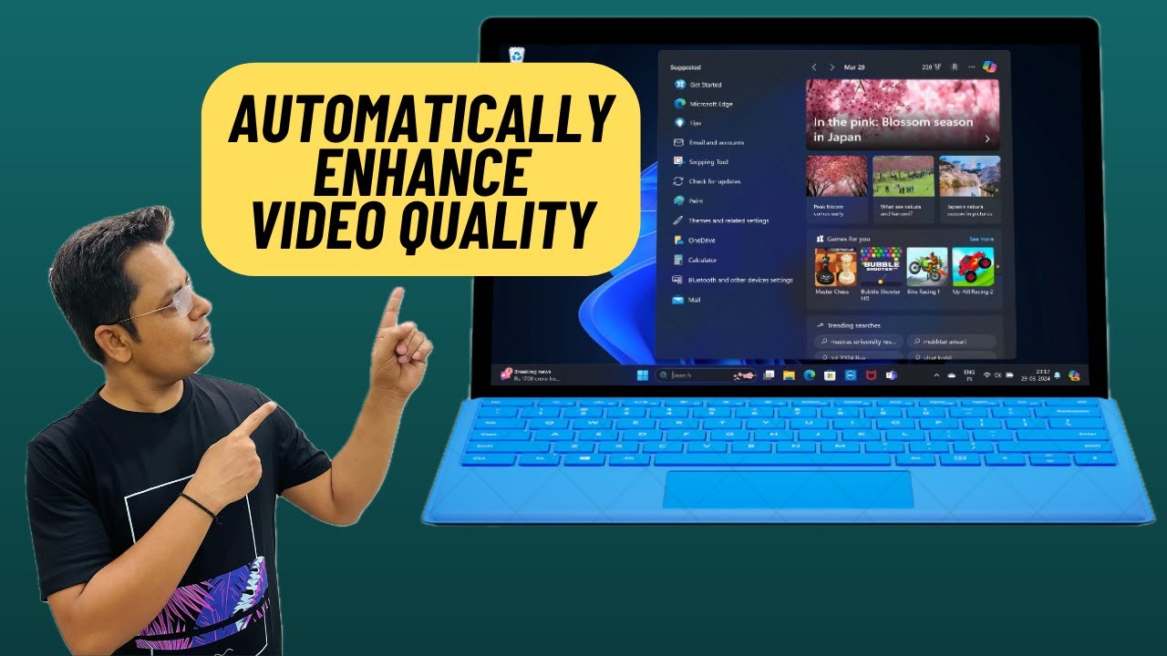 How to Automatically Enhance Video Quality on Windows 11 - YouTube
