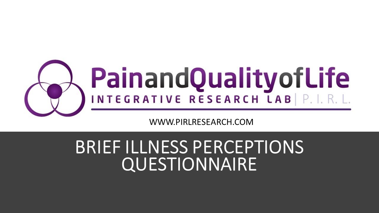 Brief Illness Perceptions Questionnaire - revised Explainer Video - YouTube