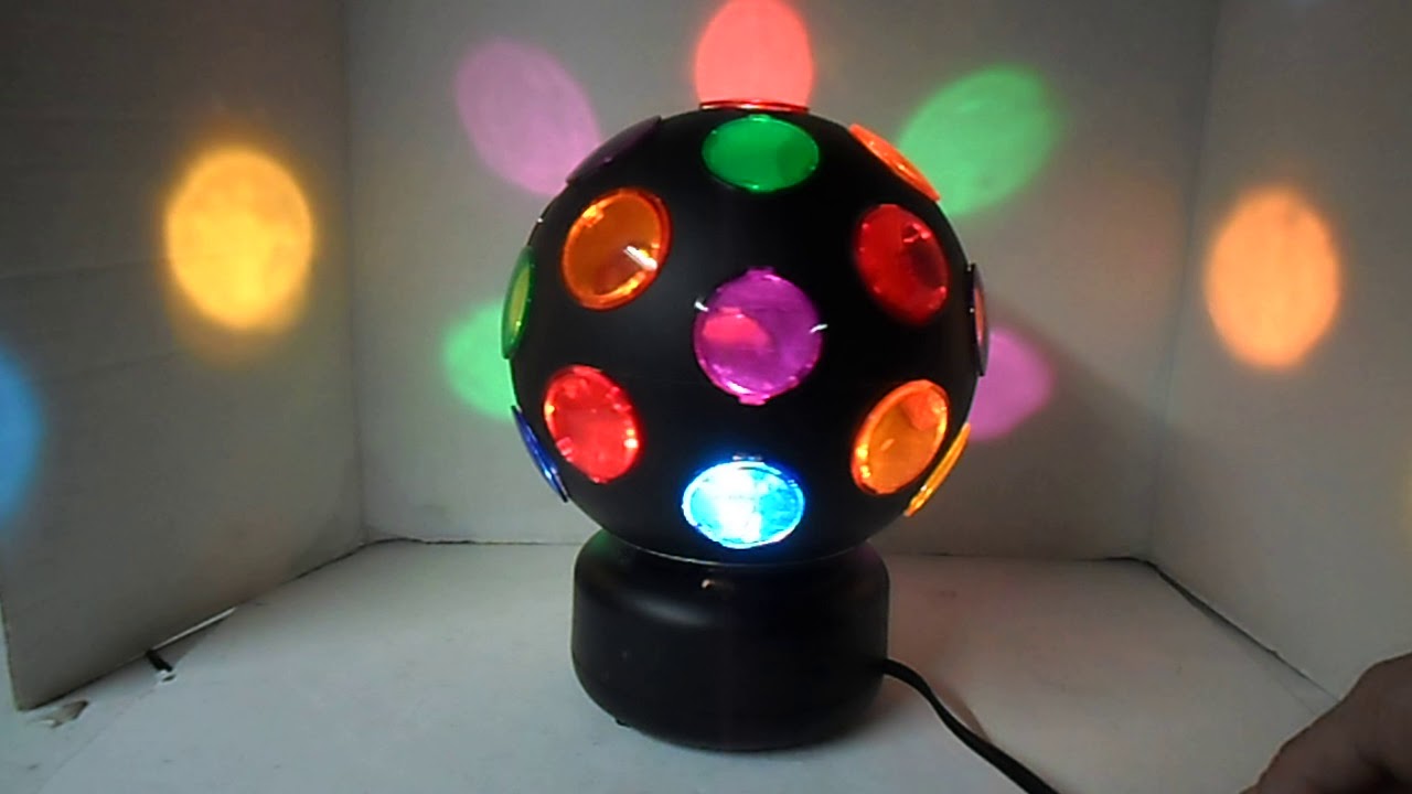 Ball Of Lite Model 1929 Disco Ball Party Light Multicolor Lamp Lite ...
