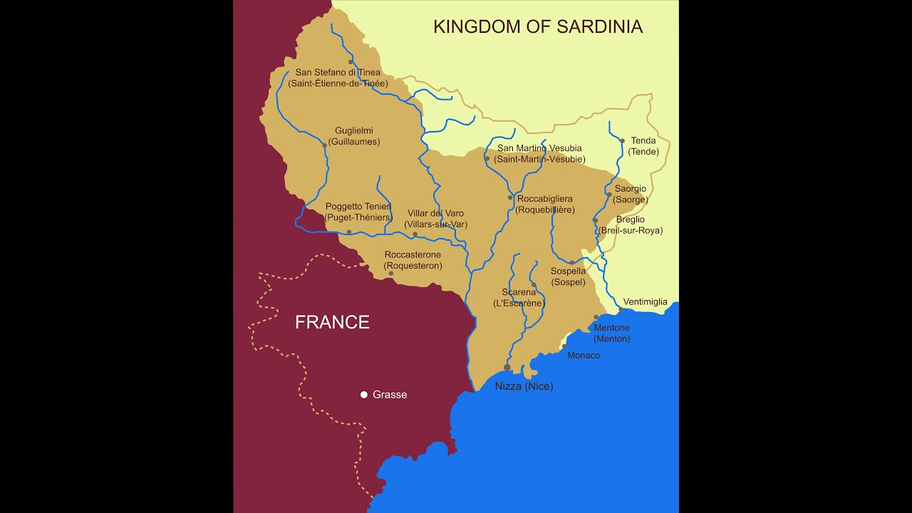 Quando NIZZA era ITALIANA (PIEMONTESE) e come passò alla FRANCIA - YouTube