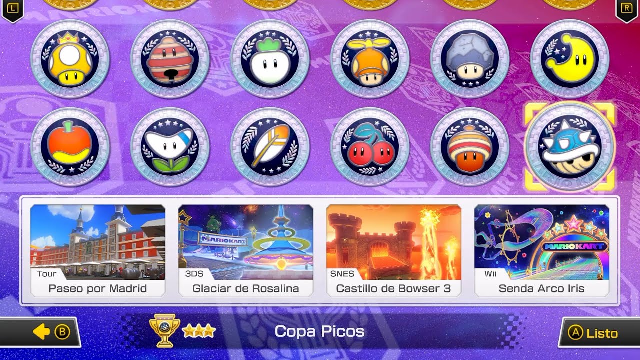 Mario Kart 8 Copa Picos Nuevas Pistas con Atajos 150cc - YouTube