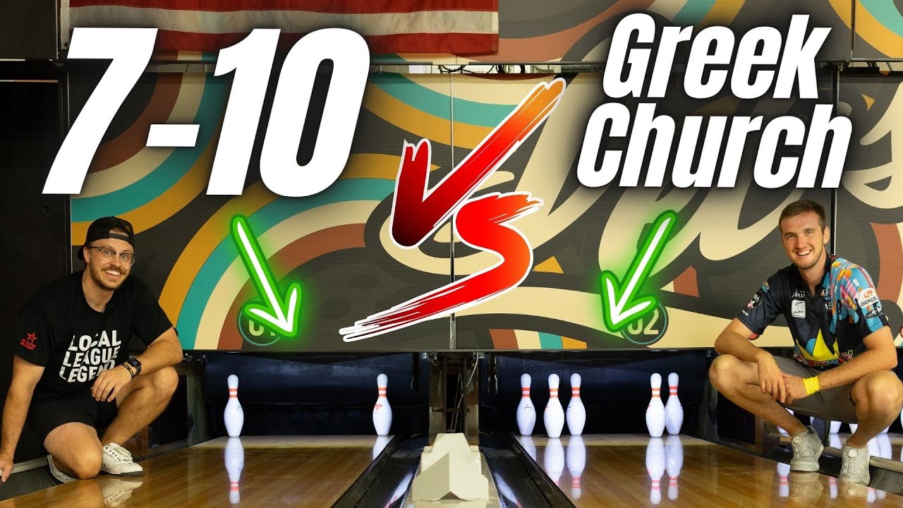 Bowling Splits BATTLE | 7-10 vs Greek Church - YouTube
