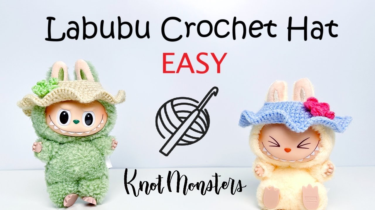 How to Crochet the Cutest Labubu Wavy Hat – Easy Step-by-Step Tutorial ...