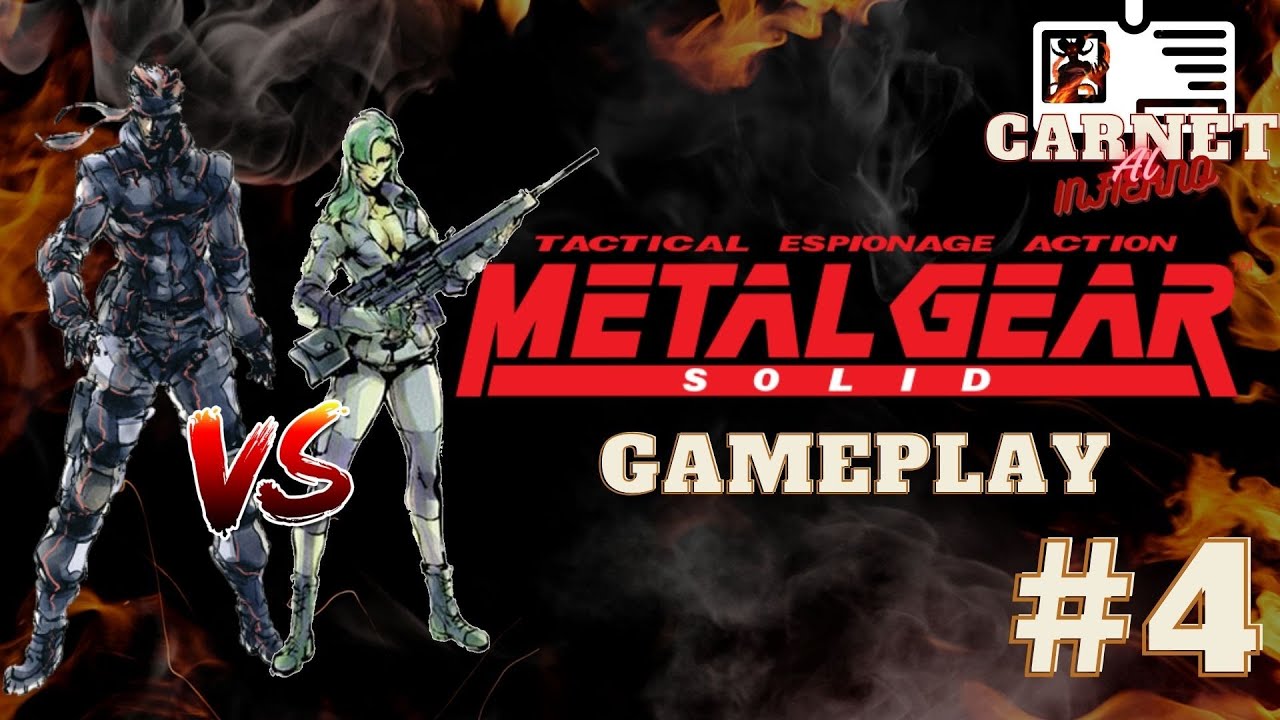 Metal Gear Solid | PS1| Parte 4 | Snake Vs. Sniper Wolf | El Rescate de ...